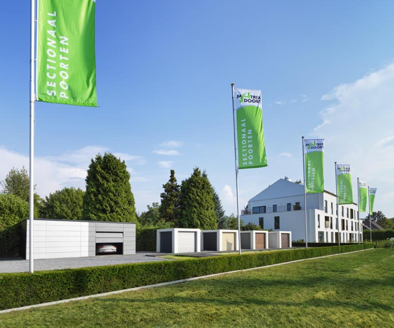 Matrix Doors: Sectionaalpoorten en conceptgevels